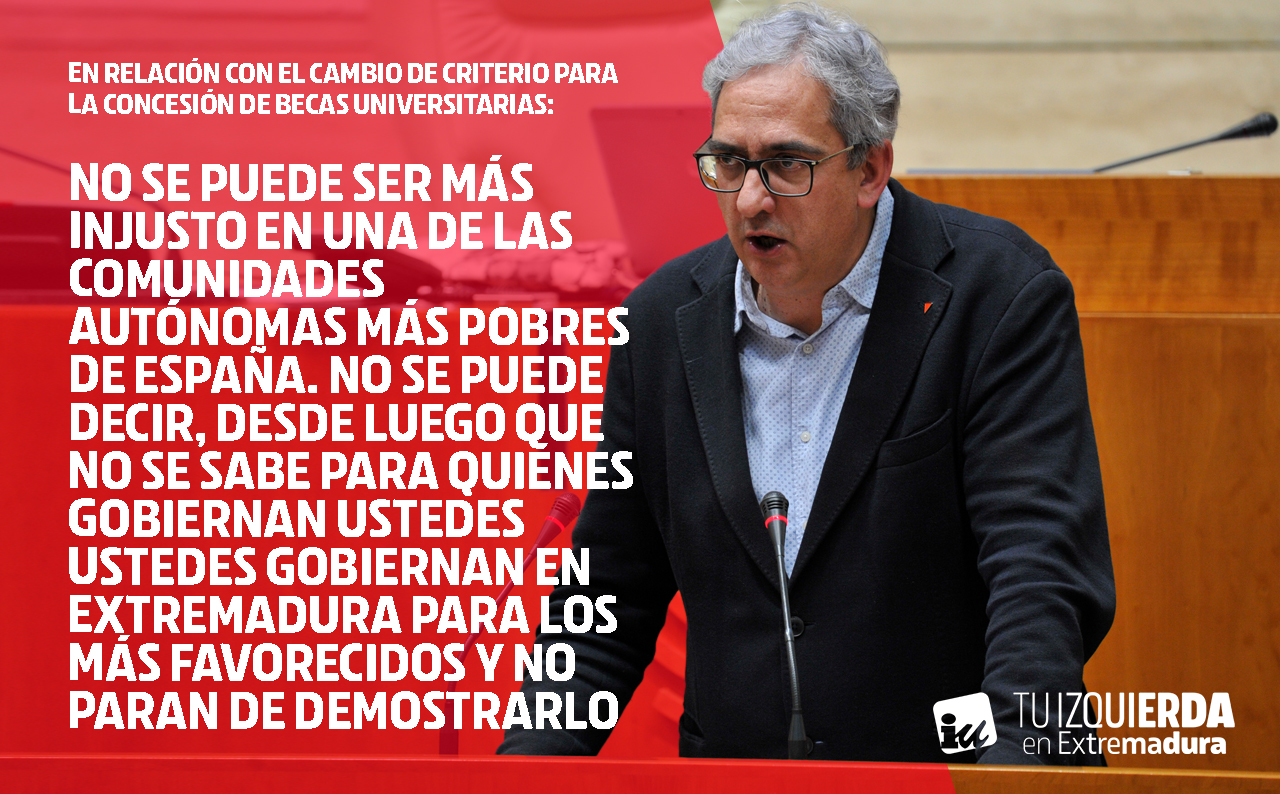 Joaquín Macías denuncia en el pleno de la Asamblea de Extremadura que ...