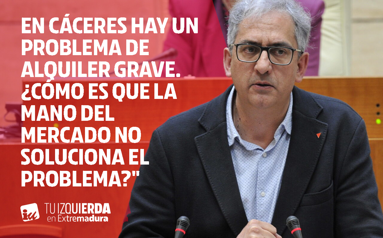 Joaquín Macías presenta una propuesta para declarar zonas tensionadas ...